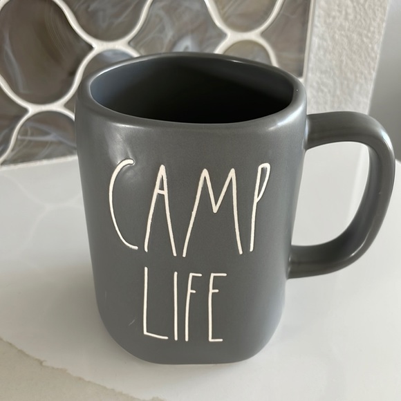 Rae Dunn | Dining | Rae Dunn Camp Life Matte Gray Finish | Poshmark